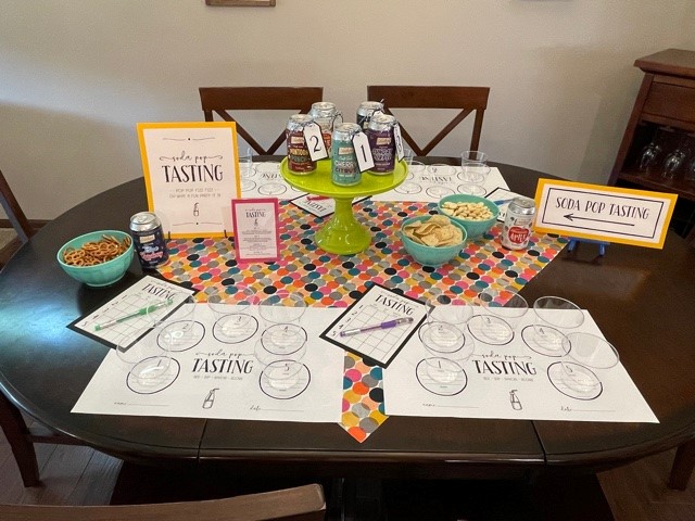 Soda Tasting Party - Mommy Baggage